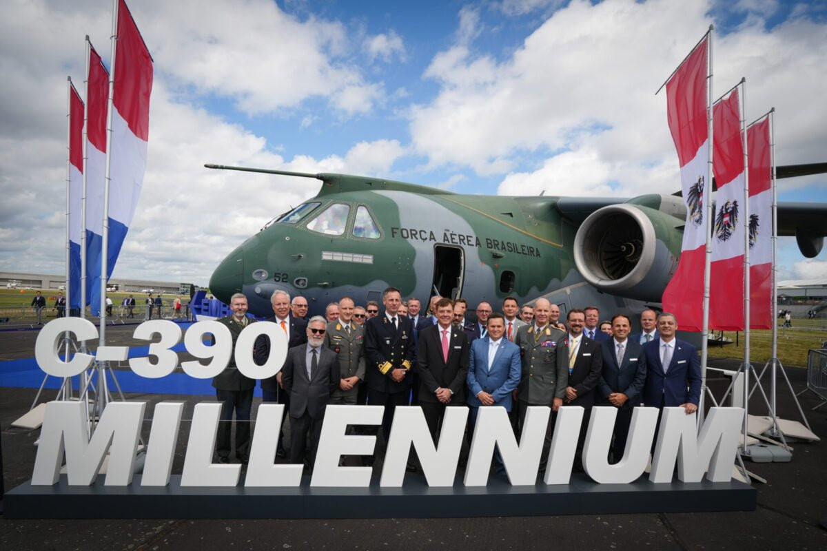 Netherlands to acquire nine multi-mission airlift Embraer C-390 Millennium in joint order with ...
