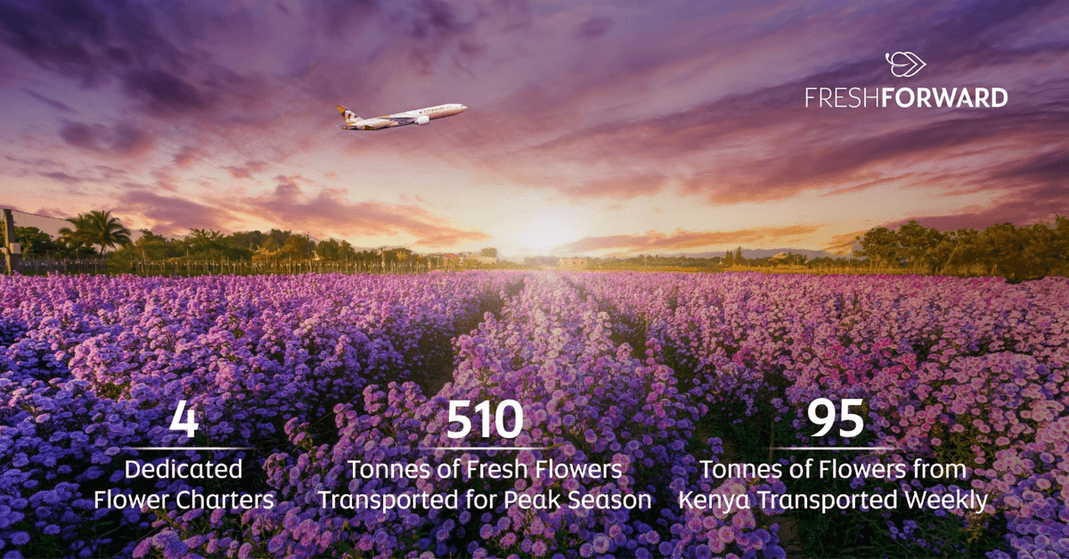 Etihad Cargo supports global flower movements for Valentine's Day and ...